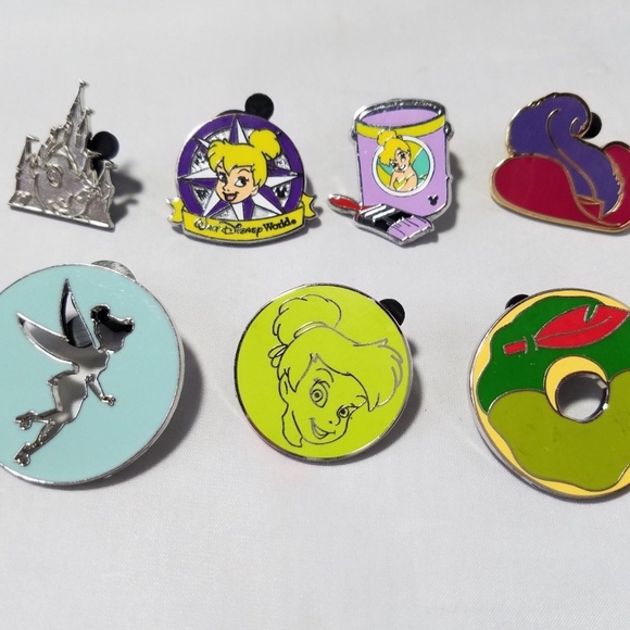 Disney | Accessories | Disney Trading Pins Peter Pan Lot Of 7 | Poshmark